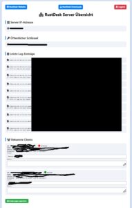 📡 RustDesk Admin Interface – (M)eine eigene Weboberfläche für die ...